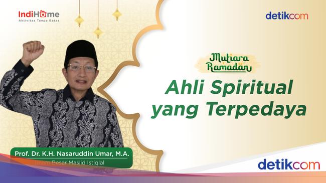 Mutiara Ramadan Nasaruddin Umar: Sufi & Ahli Agama pun Bisa Terpedaya Iblis