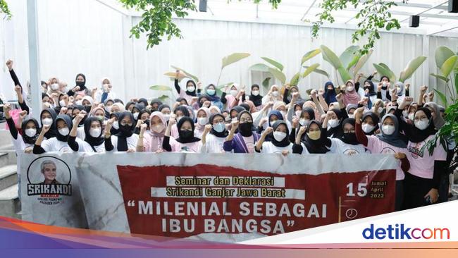 Ratusan Milenial-Aktivis Perempuan di Jabar Dukung Ganjar Nyapres 2024