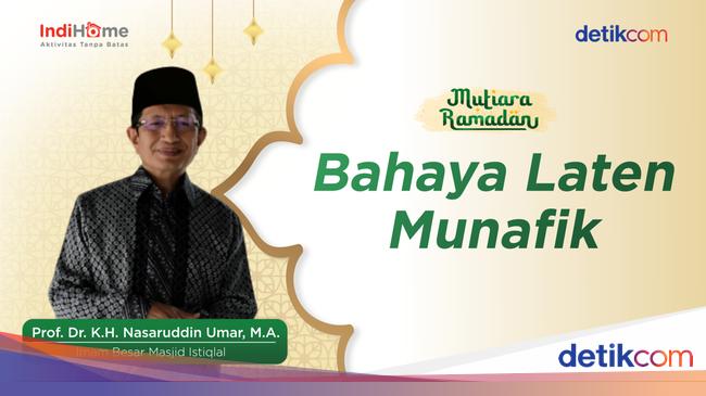 Mutiara Ramadan Nasaruddin Umar: Sekali Munafik, Tidak Akan Lagi Dipercaya