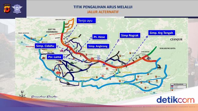 Jalur Bogor-Sukabumi Padat? Ini Jalan Alternatifnya