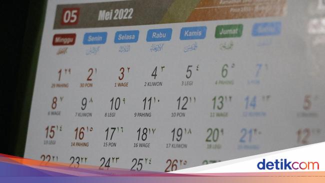 Usai Libur Lebaran, Masih Ada Tanggal Merah di Bulan Mei