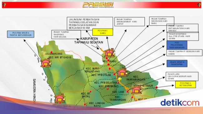 Dear Pemudik, Ini Lokasi Rawan Longsor-Macet di Madina