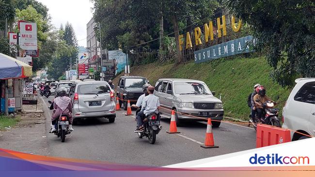 Wisatawan Mulai Padati Lembang, Polisi Berlakukan 5 Kali One Way