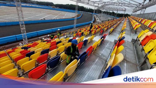 JakPro Tepis Atap Tribun Formula E Roboh Gegara Sirkuit Dibangun Cepat