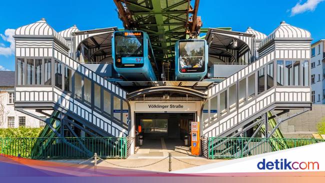 Potret Jalur Kereta Api Terbalik di Jerman, Unik!