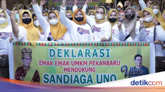 Pernah Dibimbing Sandiaga, Pelaku UMKM di Pekanbaru Dukung Nyapres