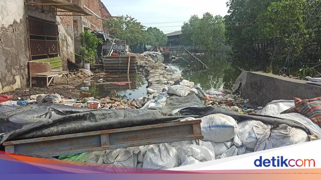 Penampakan Terkini Dampak Banjir Rob di Sayung Demak