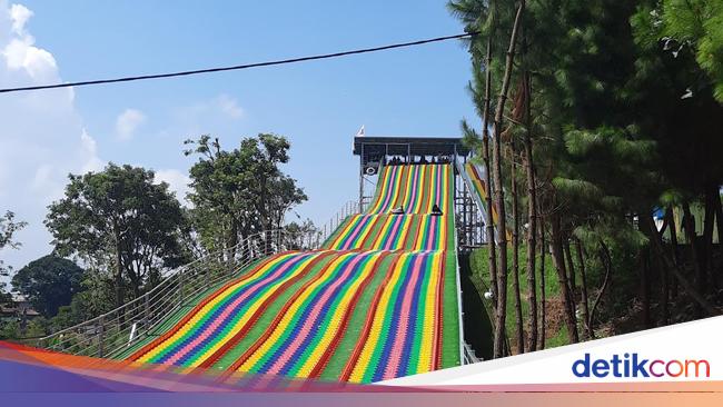 5 Fakta Rainbow Slide Lembang, Perosotan Raksasa Pertama di Bandung