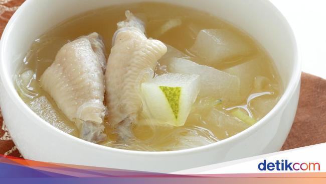 Resep Sup Sayap Ayam Labu Air Kaya Nutrisi, Cocok untuk Diet