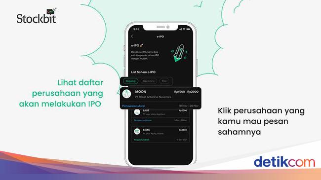 Stockbit Hadirkan Fitur e-IPO, Permudah Beli Saham Baru di Bursa Efek