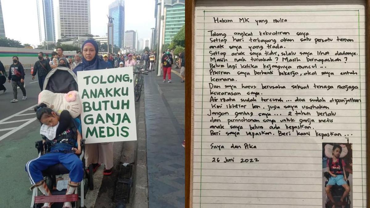 Pika, Anak dari Ibu yang Viral Suarakan Legalisasi Ganja Meninggal Dunia