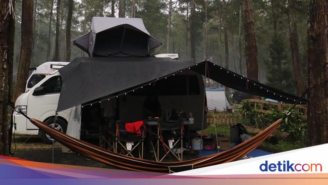 Kemping Mewah Naik Campervan ala Sultan di Lembang