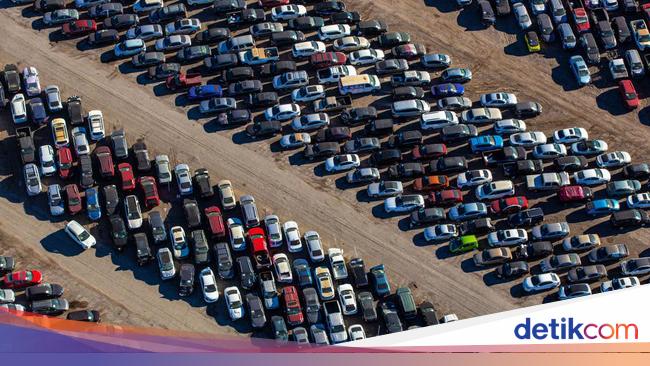 Seperti Ini Potret 'Kuburan' Ribuan Mobil Bekas di AS