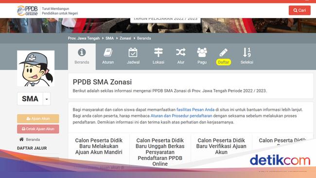 Cara Cek Hasil Seleksi PPDB SMA/SMK Jateng, Klik di Sini!