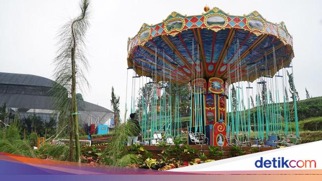 Foto: Wahana Khusus Bocil di Florawisata D'Castello Ciater
