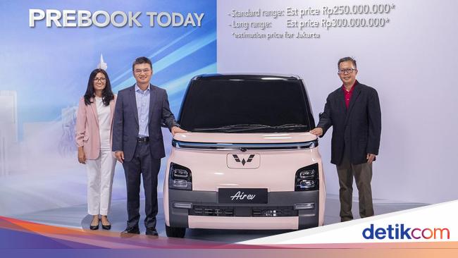 Mobil Listrik Wuling Air ev Sudah Bisa Dipesan, Harga Rp 250 Jutaan