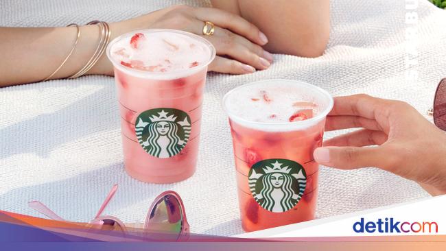 Segar Unik! Minuman Strawberry Ini Dicampur Lemon hingga Susu Kelapa