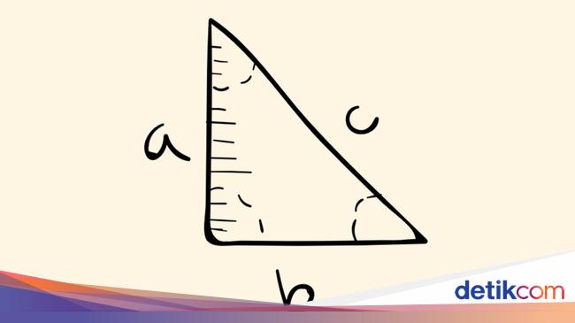 Rumus Segitiga Siku-siku dan Contoh Soalnya, Siswa Wajib Tahu