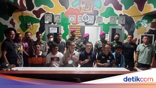 Aksi Satgas Marinir Ambalat Cegah Aksi Spionase WNA di Nunukan Aksi Satgas Marinir Ambalat Cegah Aksi Spionase WNA di Nunukan
