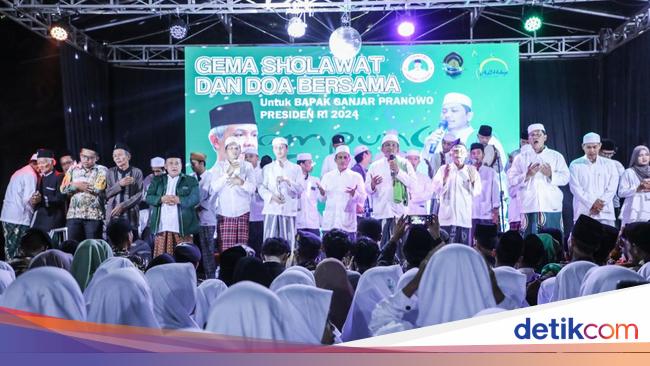 Relawan Santri hingga Kiai di Lampung Doakan Ganjar Jadi Presiden 2024