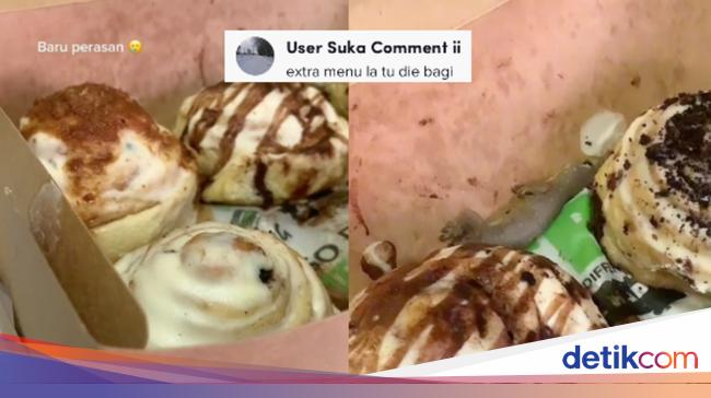 Apes Sudah Makan Wanita Ini Baru Sadar Di Cinnamon Rolls Ada Cicak