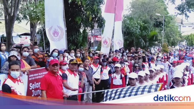 Dua Tahun Absen, 76 Regu Ikuti Lomba Gerak Jalan SD di Buleleng