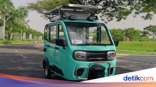 Keren! Mobil 'Bajaj' Listrik Milik Selis Bisa Isi Daya Gratis
