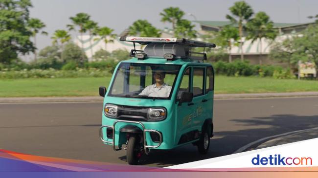 Keren! Mobil 'Bajaj' Listrik Milik Selis Bisa Isi Daya Gratis