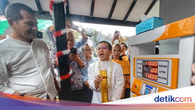 Mantap! Ada Pom Mini Minyak Goreng Curah di Cimenyan Bandung