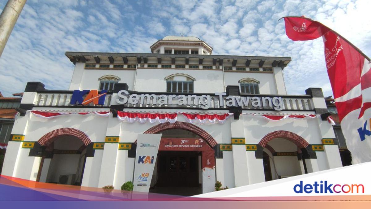 Banjir di Dekat Stasiun Semarang Tawang, 4 Jadwal Kereta Dibatalkan