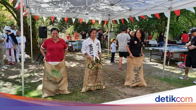 Ada Lomba Balap Karung di Jerman, Semarakkan HUT ke-77 RI