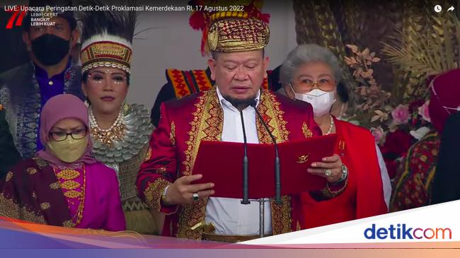 Ketua DPD Bacakan Teks Proklamasi, Menag Baca Doa HUT RI di Istana