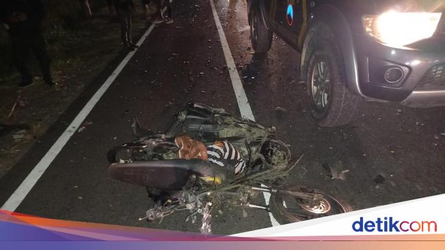 Bus Penumpang Tabrak Pemotor di Selogiri Wonogiri, 1 Tewas