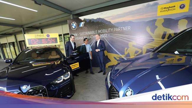 Mobil Listrik BMW jadi Lead Car di Marathon Maybank 2022
