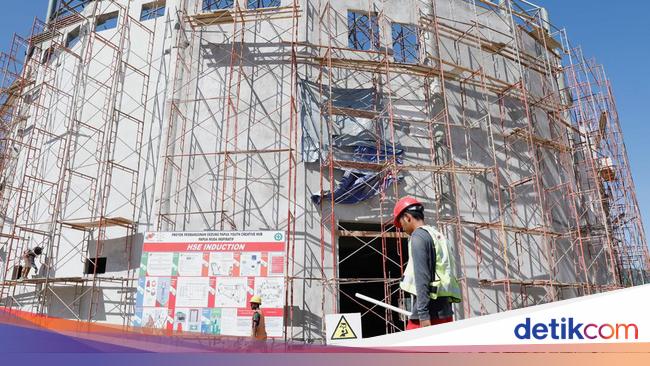Pembangunan Gedung Papua Youth Creative Hub Capai 73%