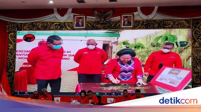 Megawati Resmikan 19 Kantor DPC PDIP dan 2 Monumen Bung Karno
