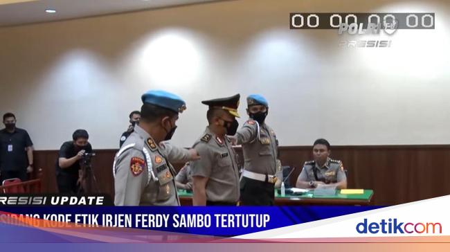 6 Jam Berlalu, Sidang Etik Irjen Ferdy Sambo Belum Tuntas