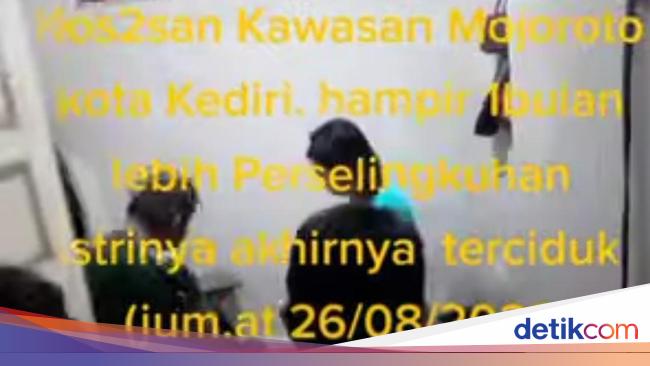 Viral Suami Gerebek Istri Diduga Selingkuh di Kamar Kos Kota Kediri