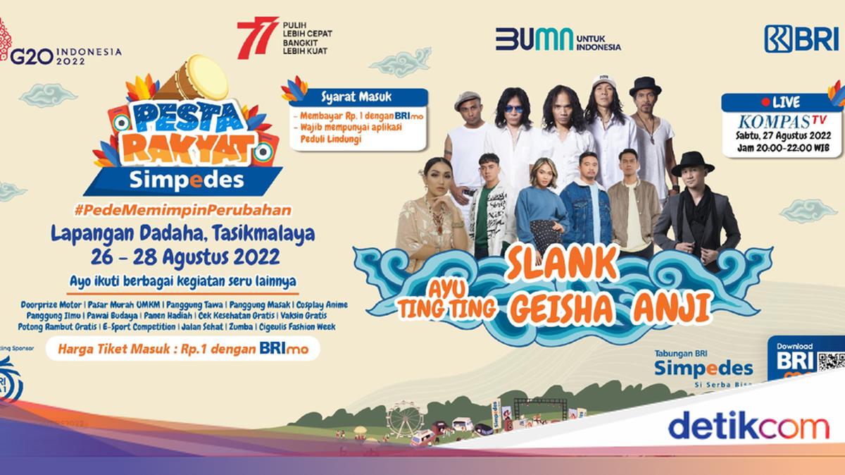 BRI Hadirkan Keseruan Pesta Rakyat Simpedes 2022 di Kota Tasikmalaya