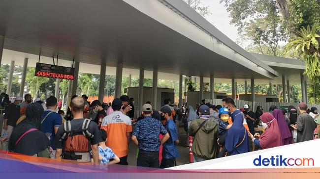Belum Punya Tiket, Pengunjung Tebet Eco Park Tertahan di Pintu Masuk Belum Punya Tiket, Pengunjung Tebet Eco Park Tertahan di Pintu Masuk