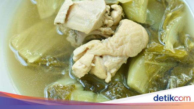Resep Sup Ayam Sayur Asin yang Asam Segar, Cocok Buat Makan Siang
