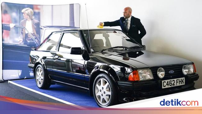 Mobil Ford Escort Langka Milik Putri Diana Dilelang, Begini Wujudnya