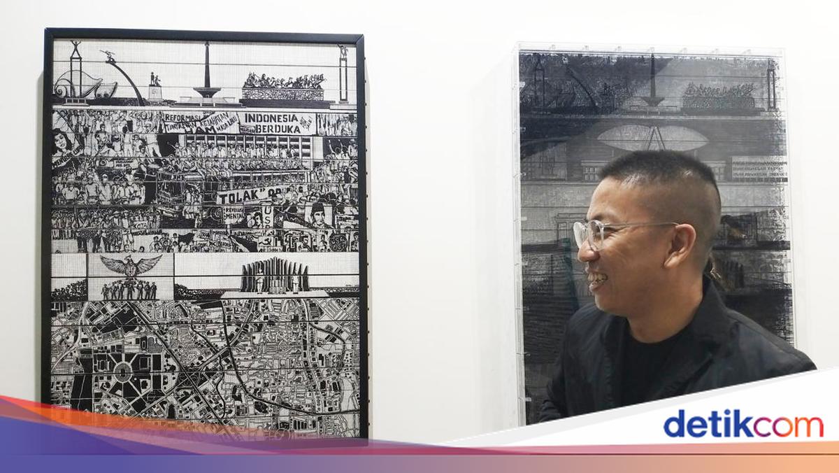 Persembahan Aditya Novali, Buat Lukisan Putar 3 Sisi