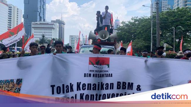 Demo Protes Kenaikan Harga BBM di Jakpus Tersebar di 9 Titik
