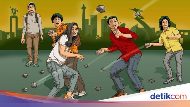 Bentrok Antara Mahasiswa FIK dan FT Unimed, 1 Orang Luka