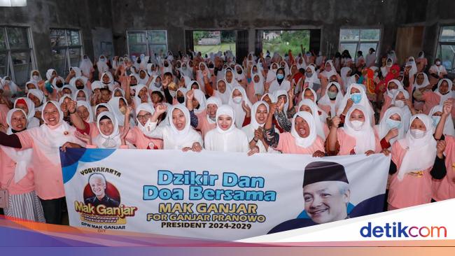 Emak-emak di DIY Dukung Ganjar Nyapres: Karakternya Humanis & Merakyat