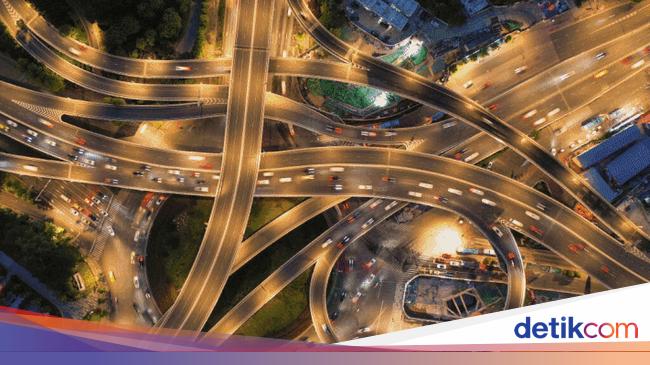 8 Foto Simpang Susun Paling Indah di Dunia, Semanggi Salah satunya