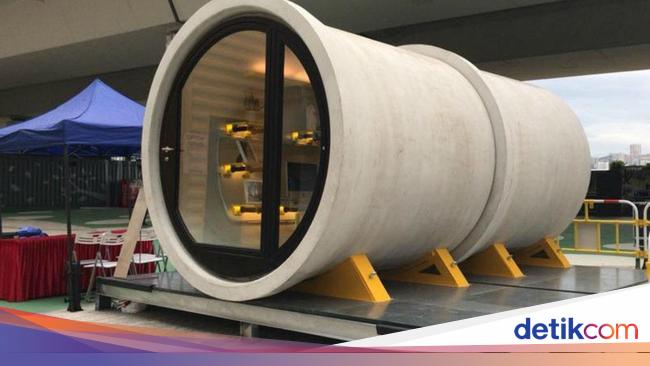 Unik Banget Nih, Ada Rumah dari 'Pipa Beton Doraemon'