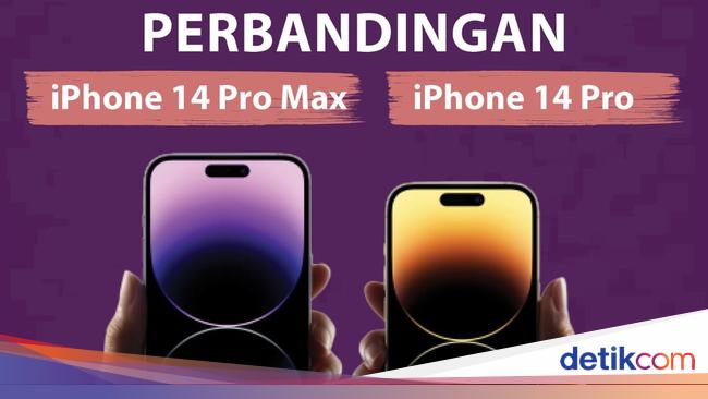 Ini Dia Perbandingan iPhone 14 Pro dan iPhone 14 Pro Max
