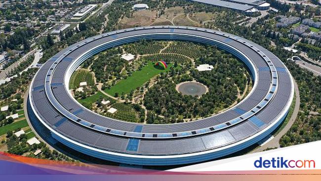 Megahnya Apple Park Difoto dari Udara, Pusat Teknologi Senilai Rp 65 T